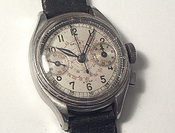 1940s GALLET MULTICHRON COMMANDER 2 REGISTER 2 BUTTON CHRONOGRAPH | eBay