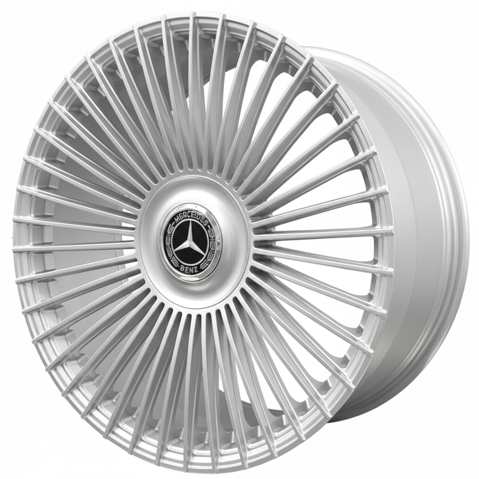 22” MACHINE SILVER WHEELS RIMS FOR MERCEDES W221 S350 S550 S63 w ...