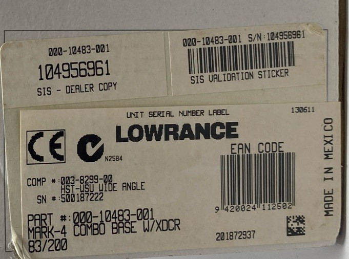 Lowrance Mark 4 Fish finder/chart plotter with gps | eBay