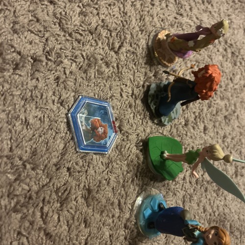 Disney Infinity Princess Tinkerbell Merida Anna Rapuzel Figure Power ...