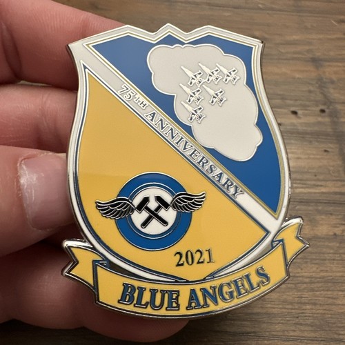 Ultra RARE 75th Anniversary Blue Angels Challenge Coin Crazy Limited ...