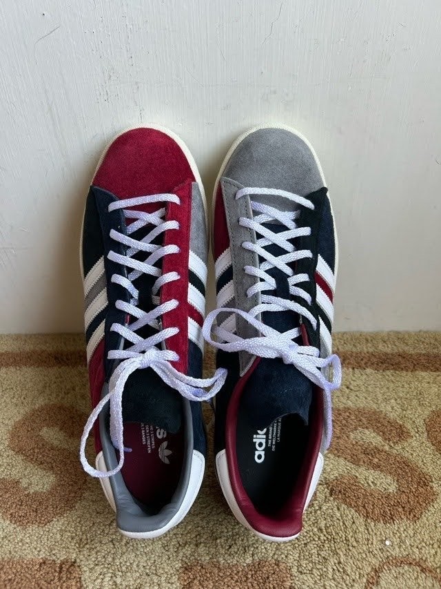Reissue Adidas Campus 80S 28Cm Navy Burgundy Black Gray White EMg25 | eBay