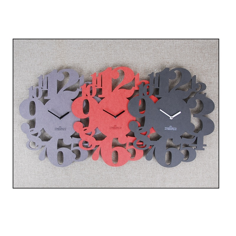 Modern Art Design Big Number Wall Clock Home Decor Interior Gift - GP ...