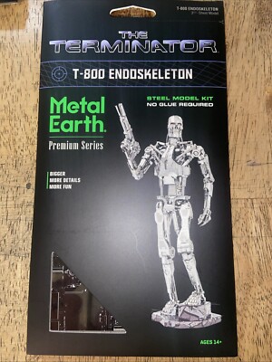 Metal Earth ICX141 Fascinations Premium Series The Terminator T-800 ...