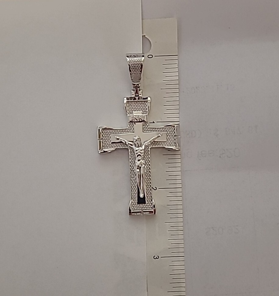 Crucifix S925 Sterling Silver Cross Jesus Beautiful Piece 16.7gr ...