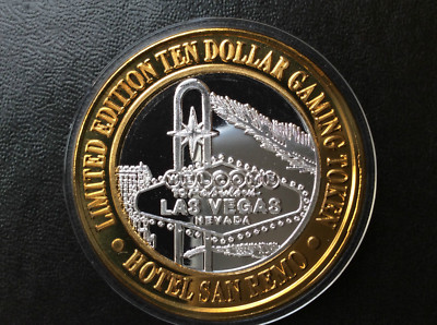 1996 San Remo Casino Las Vegas Sign Silver Strike Las Vegas Nevada ...