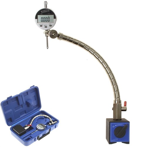 Flexible Arm Magnetic Base Digital Indicator 1"/0.0005" Machinist ...