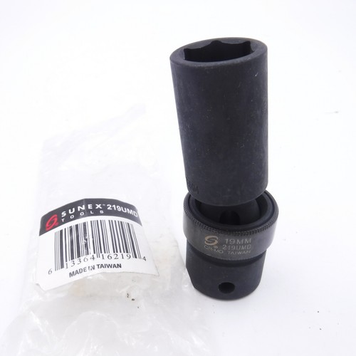 Sunex 1/2" Drive 19mm Deep Universal Impact Socket 219UMD | eBay