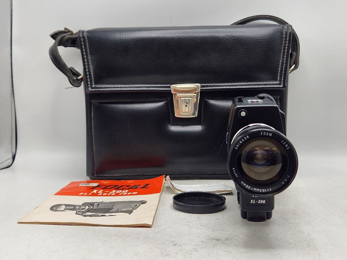 Vintage Focal XL-300 F1.1 Auto Zoom Super 8 Movie Film Vintage Focal XL-300 F1.1 Auto Zoom Super 8 Movie Film