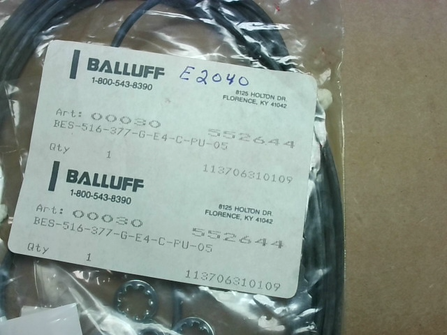 Balluff BES-516-377-G-E4-C-PU-05 Proximity Sensor - New In Box | eBay