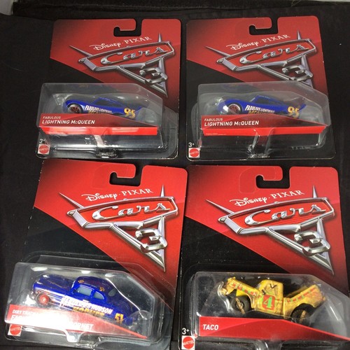 MATTEL DISNEY PIXAR CARS 3 Lot Of 4 Fabulous Lightning McQueen 2x Taco ...