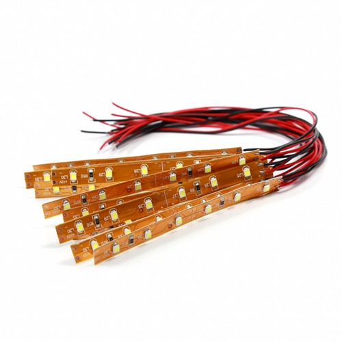 10X Pre-wired Bright White 6-LEDs Light Strip SMD 3528 LED Self ...