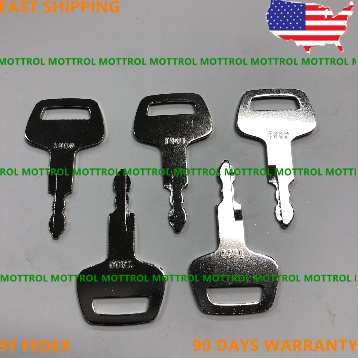5 PC KEY T800 FITS TCM Wheel Loaders 26322-42311 T800 B5,NEW | eBay
