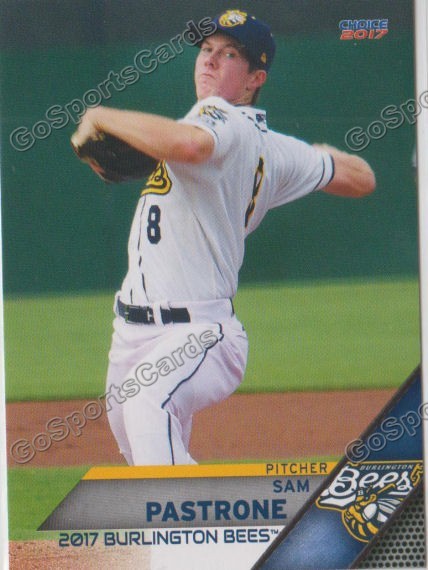 2017 Burlington Bees Sam Pastrone RC Rookie Los Angeles Angels | eBay