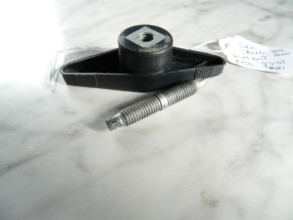 97-01 ford F150 truck 4x4 jack case holder WING NUT STUD spare tire ...