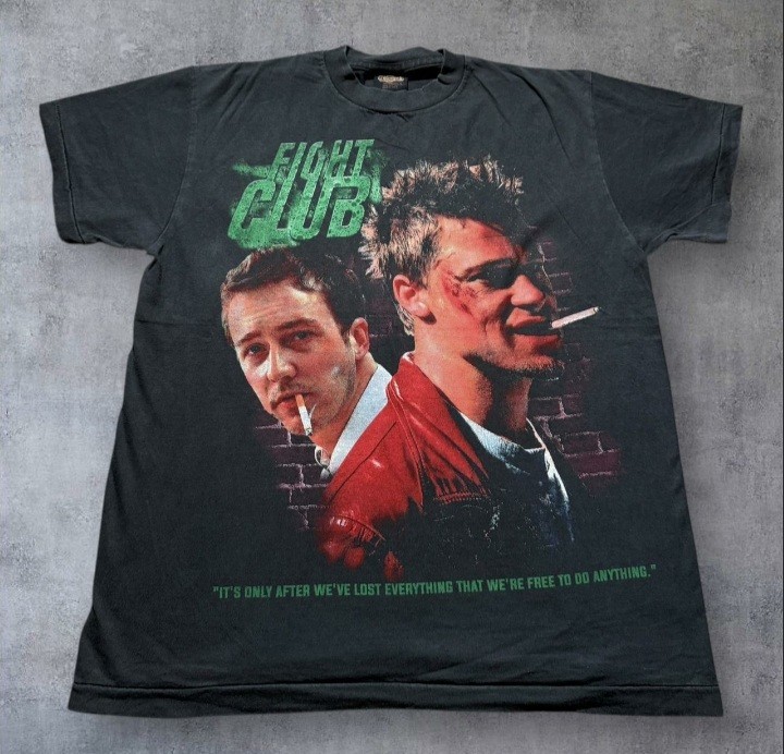 vintage changes tag 90s promo fight club shirt | eBay