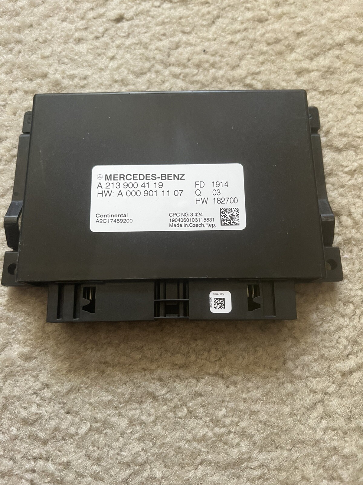 Mercedes C213 C238 C167 C205 C247 CONTROL UNIT GEARBOX ECU MODULE ...