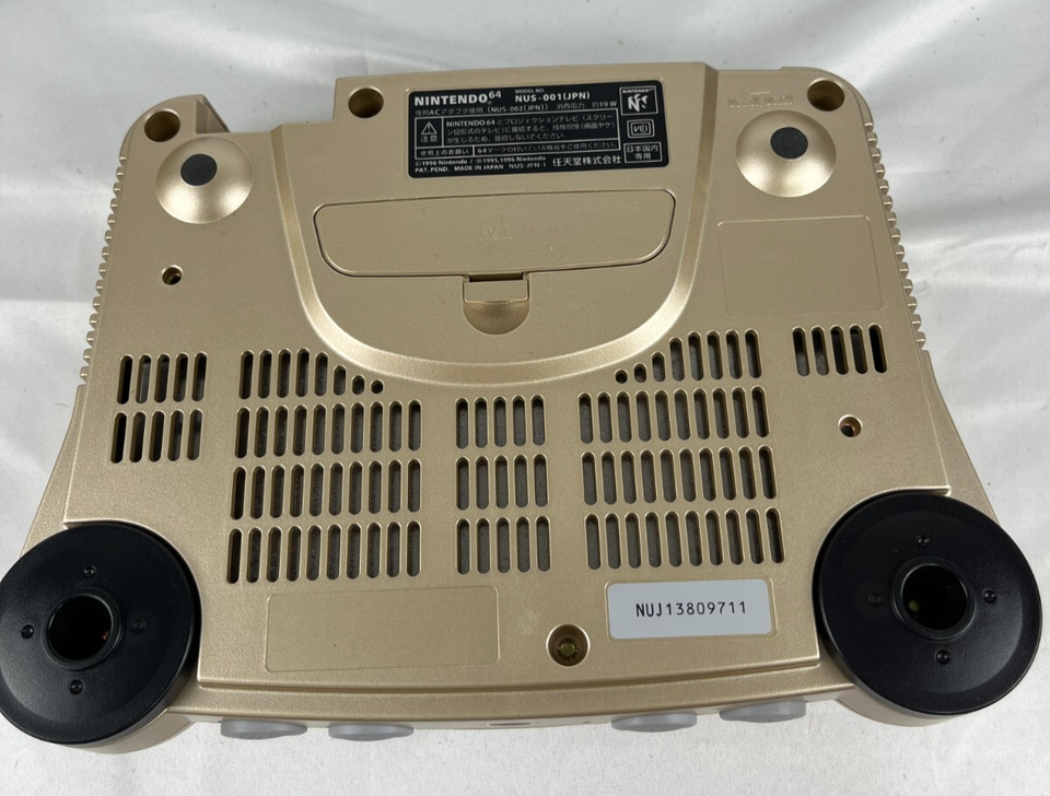 Nintendo 64 Gold Limited N64 Controller w/box | eBay