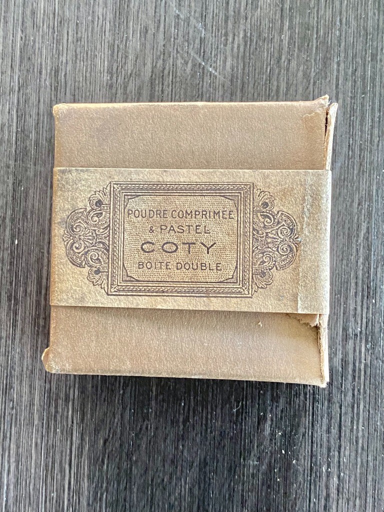 VINTAGE COTY DOUBLE PASTEL DARK POWDER (BOX ONLY) CIRCA 1930's-1940's ...