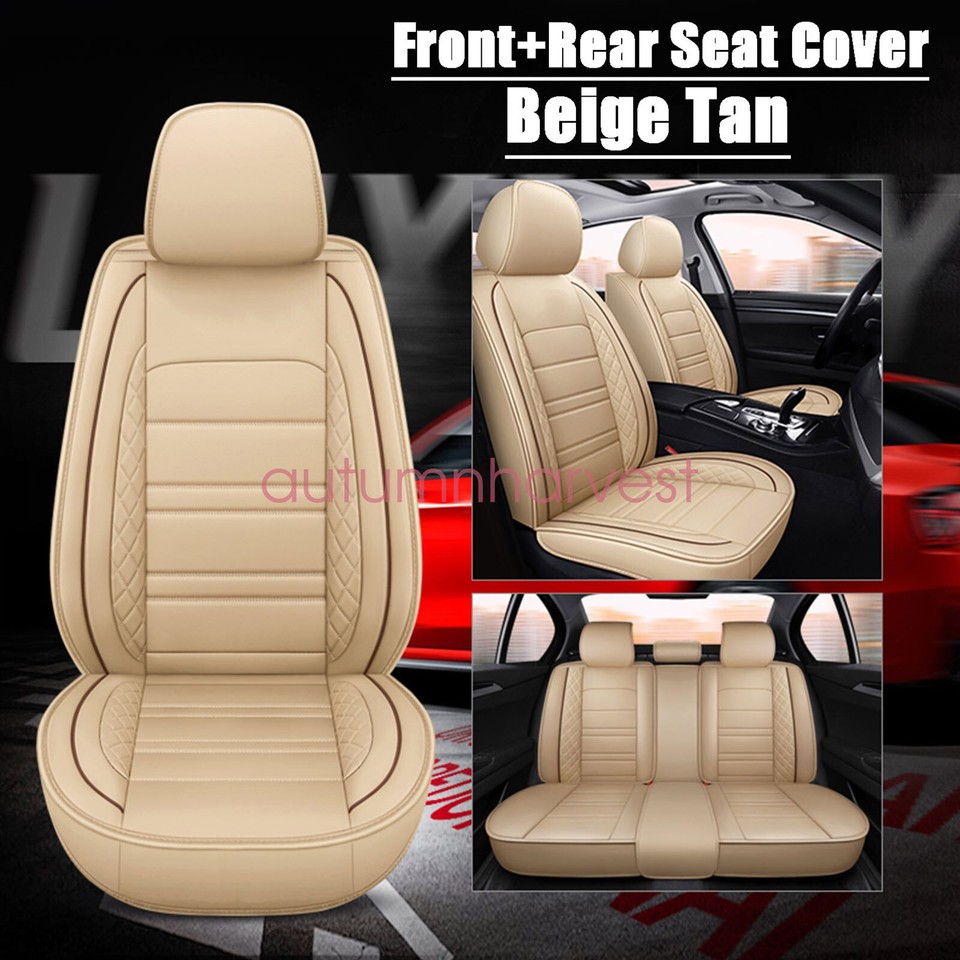 Car Seat Cover FOR LAND ROVER LR3 Range Rover Evoque Velar 5 Seats PU ...