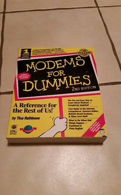Modems for Dummies by Tina Rathbone;2nd Edition;rare to find a copy ...