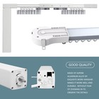 Remote Control Smart Home 2.2-6.2M 87"-244" Motorized Curtain Track ...
