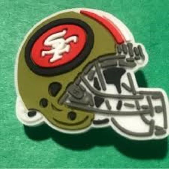 SAN FRANCISCO 49'ERS SET OF 1 HELMET Croc Charms | eBay