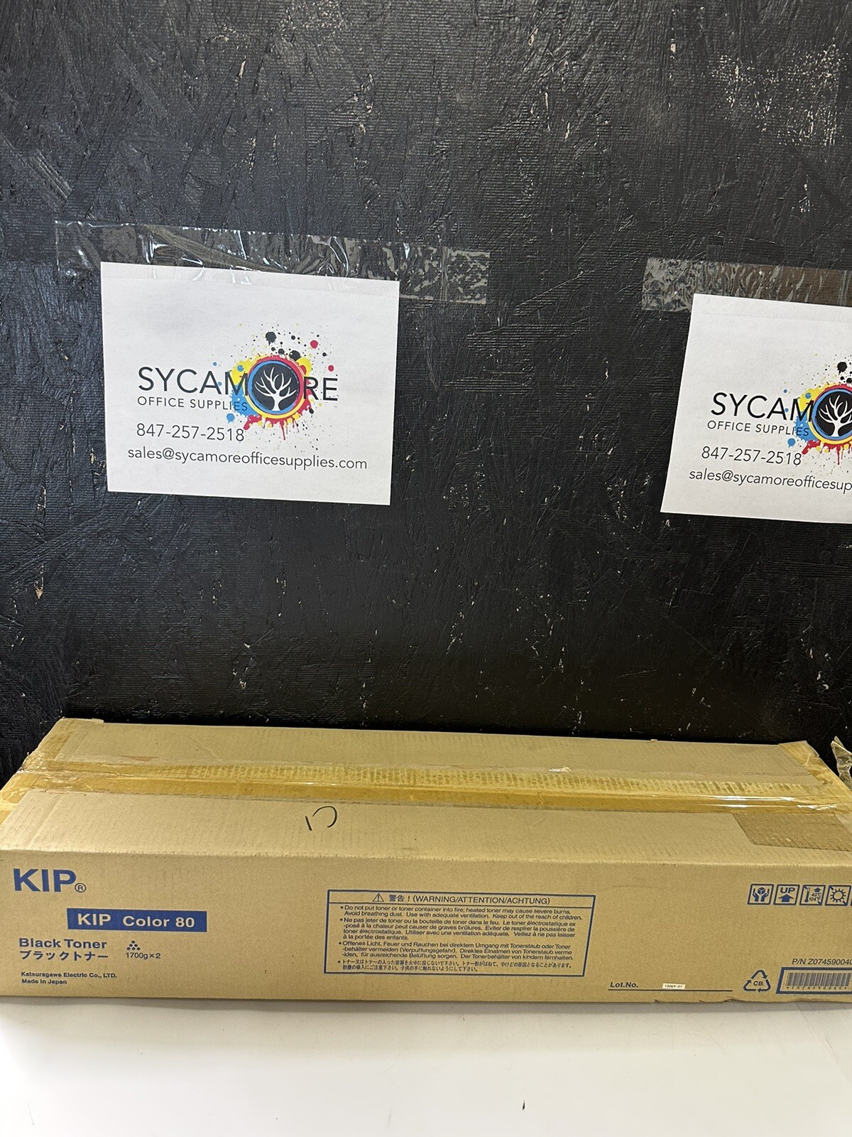 KIP Color 80 Kc80 Z074590040 2-pack OEM Black Toner for sale online | eBay