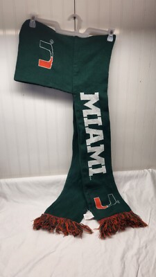 The University Of Miami Hooded Scarf | eBay