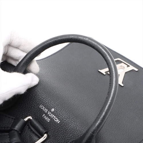 Louis Vuitton LV logo x trion lock me backpack M41815 Black | eBay