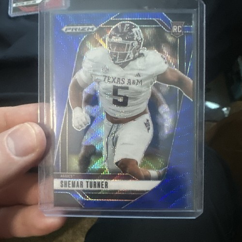 2025-26 Prizm Draft Picks Shemar Turner Blue Wave 291/299 | eBay