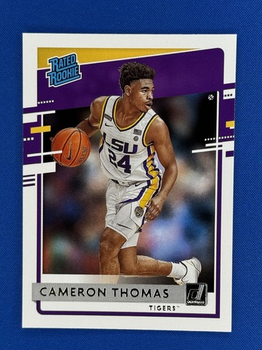 2021 Chronicles Donruss Draft Picks #40 Cameron Thomas Rookie RC LSU | eBay