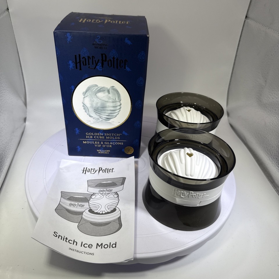 Harry Potter Golden Snitch Ice Cube Molds Wizarding World Williams ...