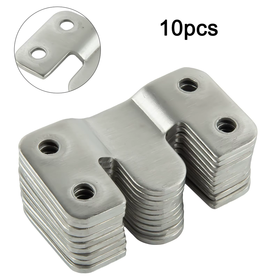 10PCS Heavy Duty Picture Frame Hook Wall Hanger Steel Sofa Interlock ...