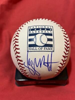 GEORGE BRETT AUTOGRAPHED SIGNED HALL OF FAME BASEBALL KANSAS CITY ...