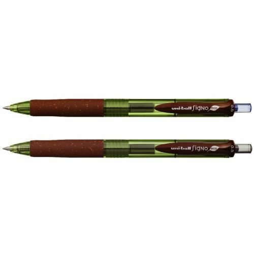 UNIBALL SIGNO ECO GEL INK ROLLERBALL PEN [Pack of 12] RETRACTABLE UMN ...