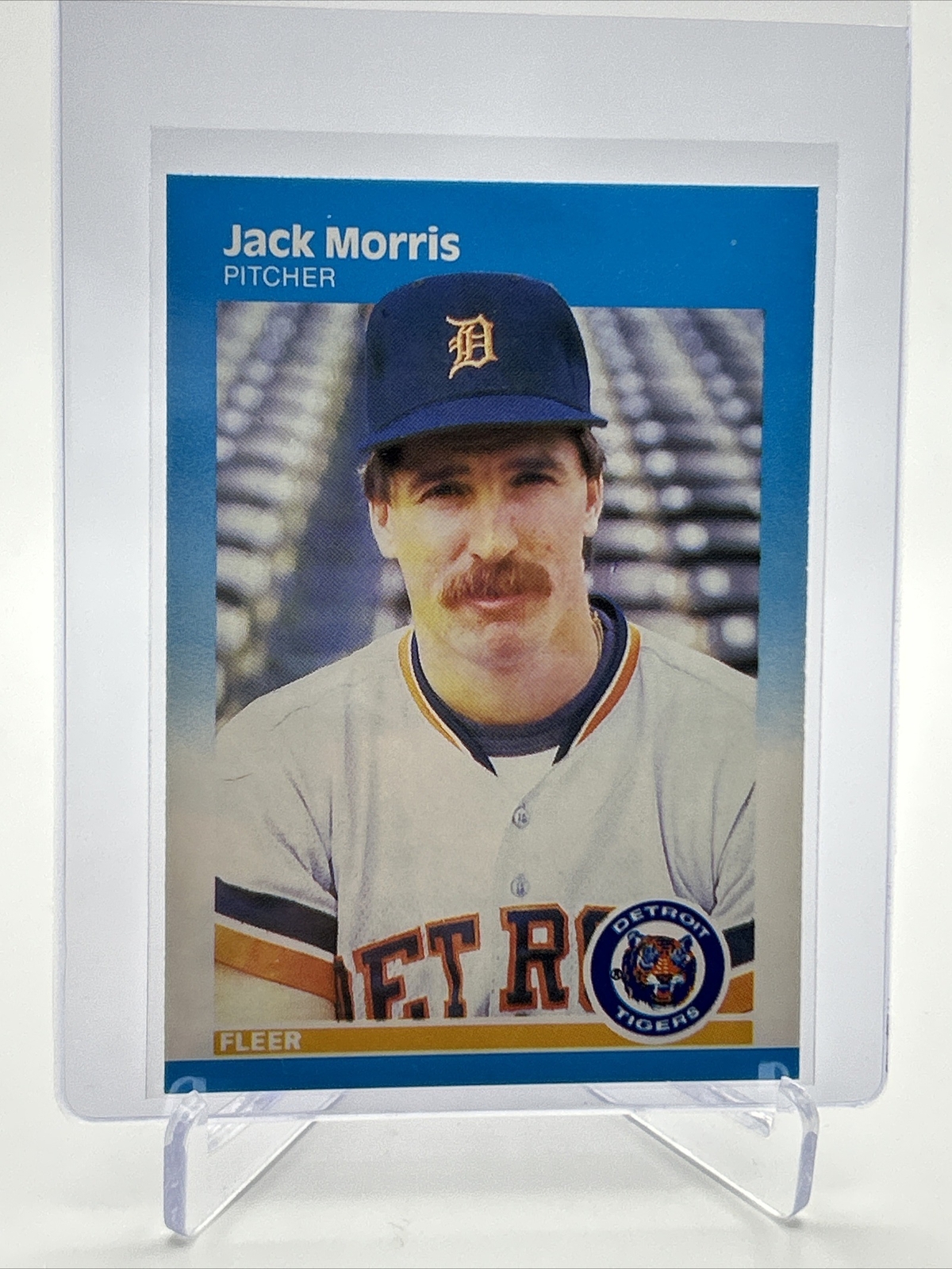 1987 Fleer Jack Morris Baseball Card #158 Mint FREE SHIPPING | eBay
