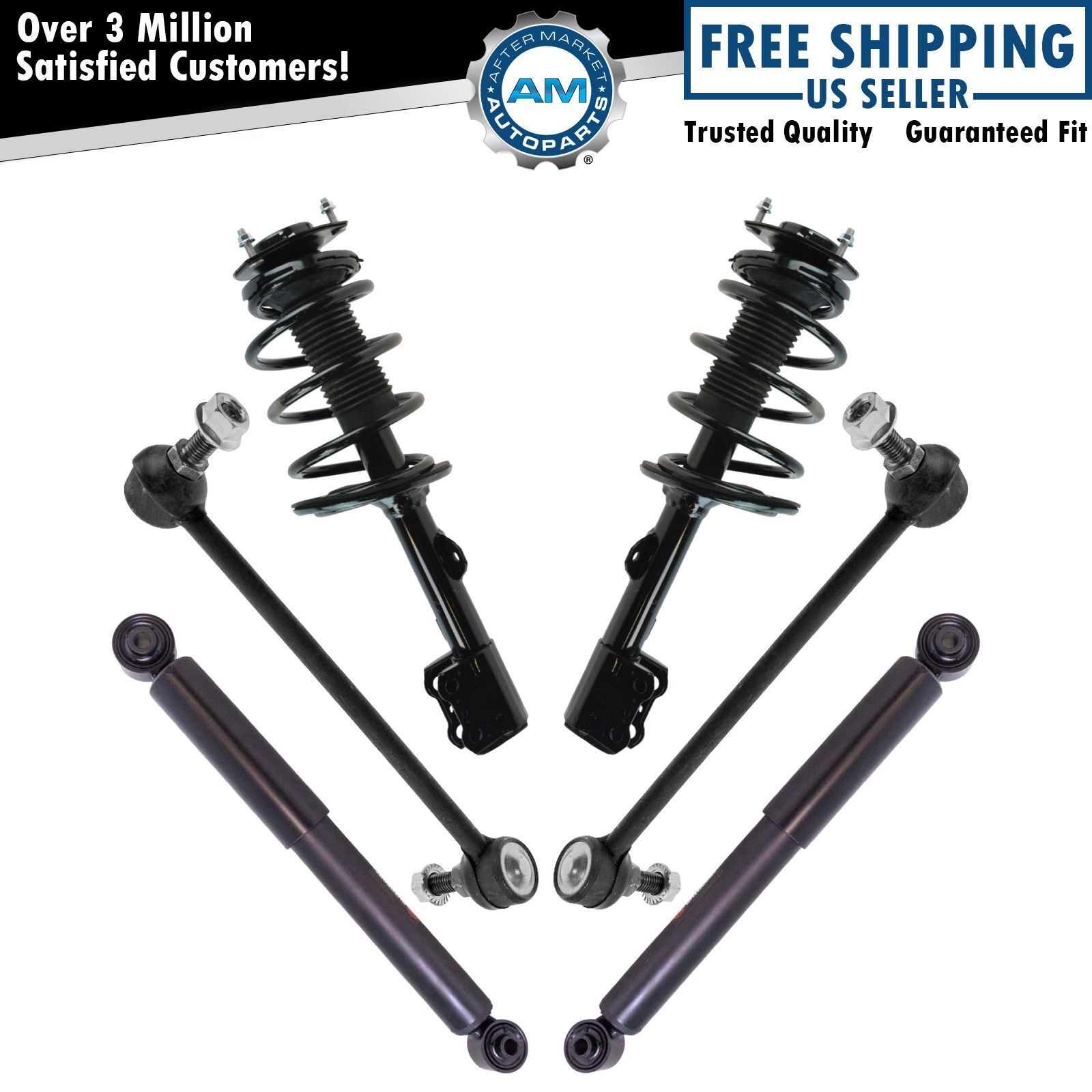 Front Struts Sway Bar Links Rear Shocks Fits 2010-2015 Lexus RX350 | eBay
