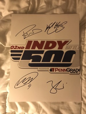 Robert Wickens Kyle Kaiser Matt Leist ZCD Signed 11x14 Indy 500 Photo ...