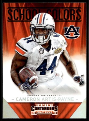 2015 Panini Contenders Draft Picks School Colors Cameron Artis-Payne ...