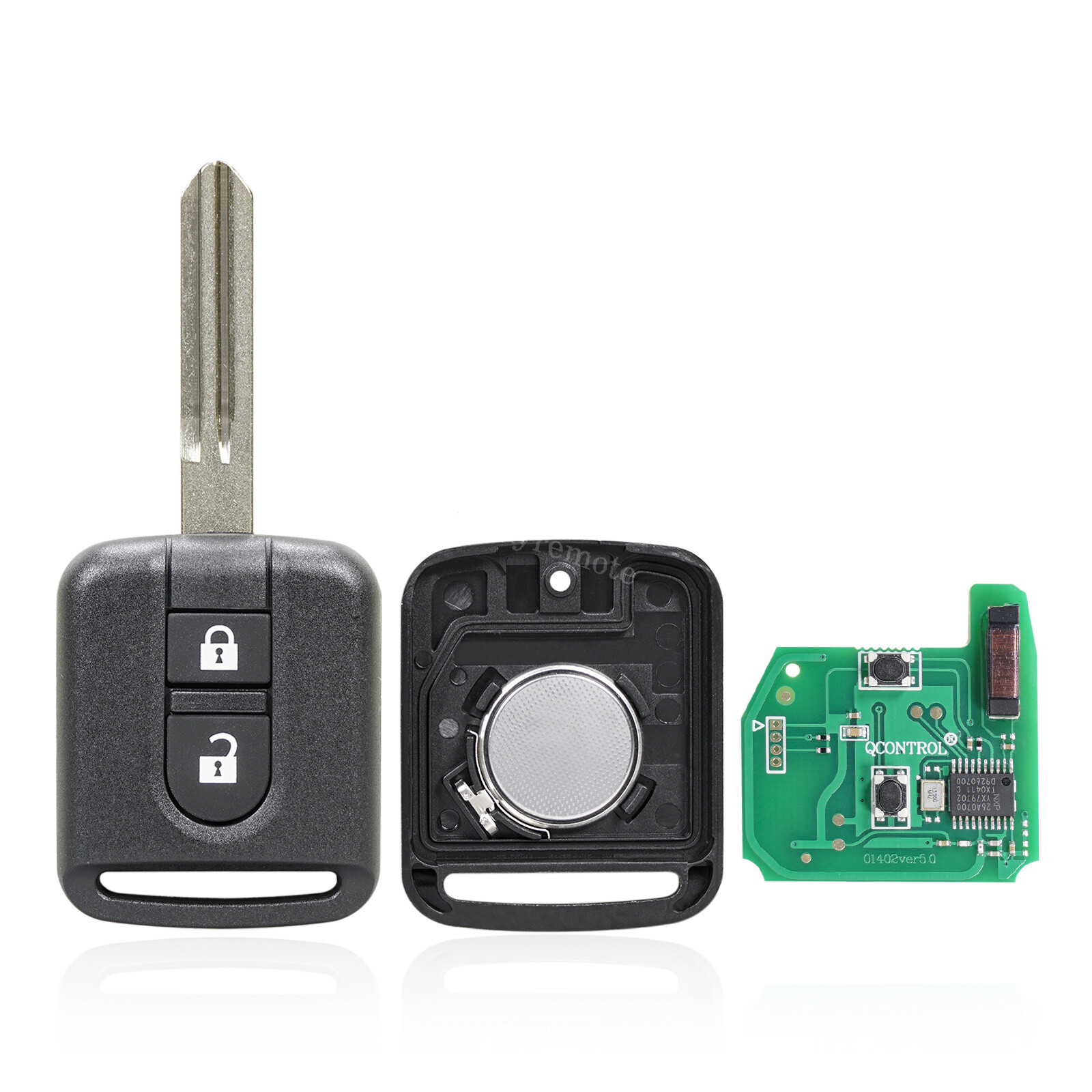 For Nissan Micra K12 2003 2004 2005 2006 2007 2008 2009 2010 Remote Key ...