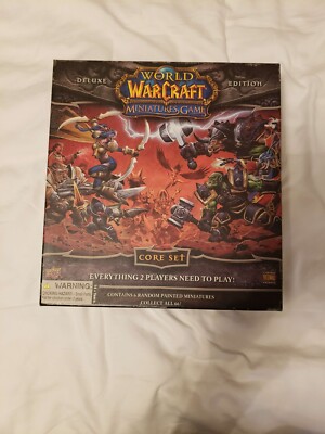 World of Warcraft Miniatures Game Core Set Deluxe Edition Complete EX+ ...