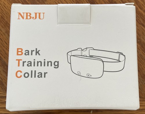 NBJU Bark Collar for Dogs NIB Rechargeable Anti Barking Training Collar ...