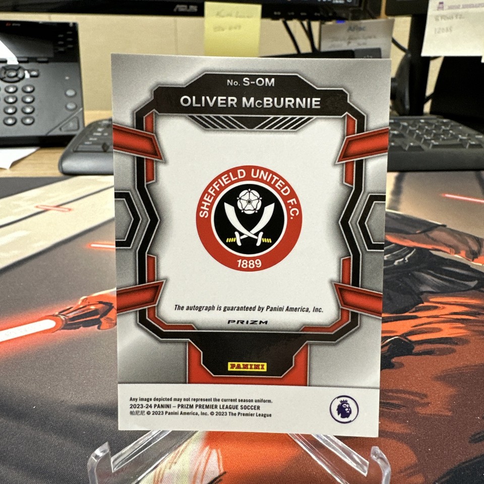 2023-24 Panini Prizm Premier League Oliver Mcburnie Red Stars Prizm ...