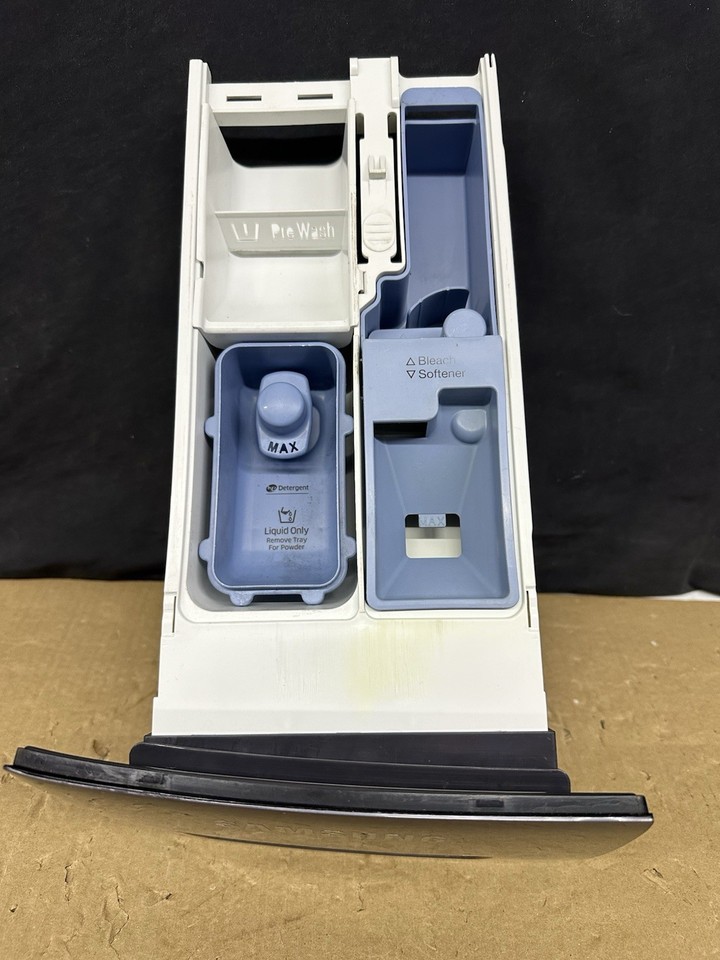 Samsung Washer Soap Detergent Bleach Dispenser Drawer Black Stainless ...