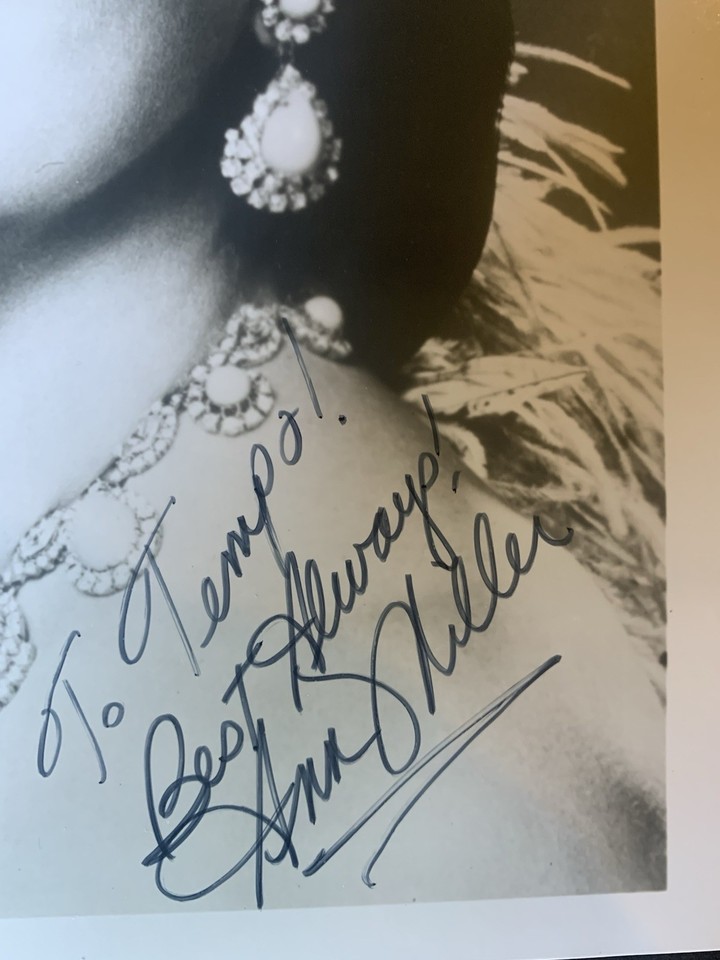 Ann Miller Signed Photo 8x10 Autograph | eBay