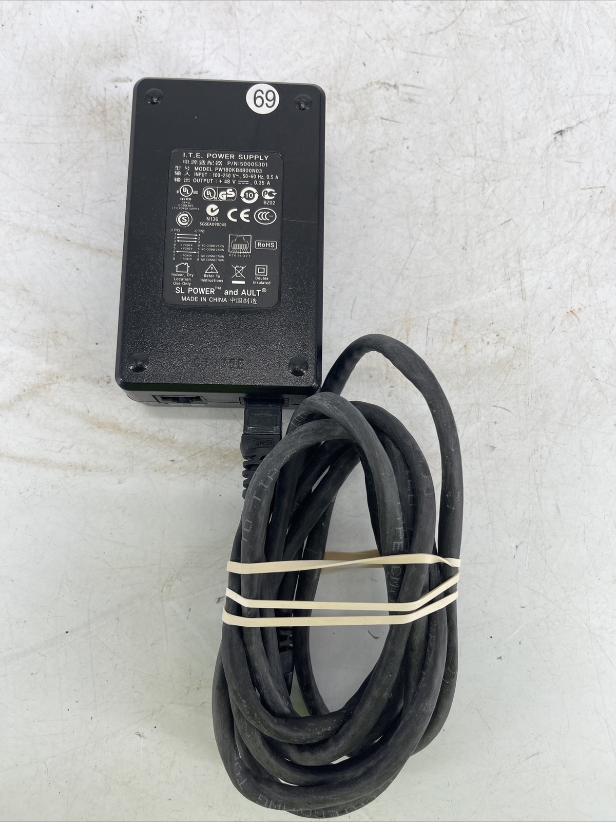 Genuine OEM I.T.E AC Power Adapter For Mitel 5000 Series IP Phone w/P ...