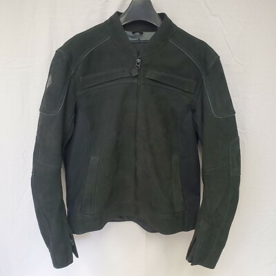 Firstgear First Gear Leather Motorcycle Cruiser Jacket Black - Men's ...