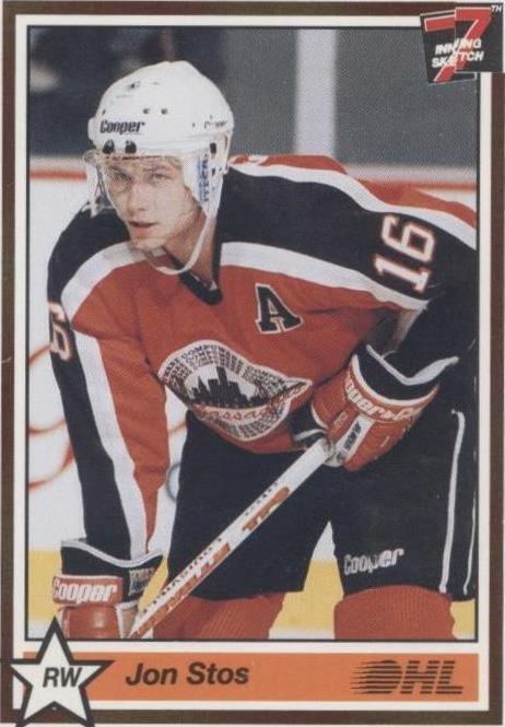 1990-91 7th Inning Sketch OHL - Jon Stos #119 (RC) for sale online | eBay