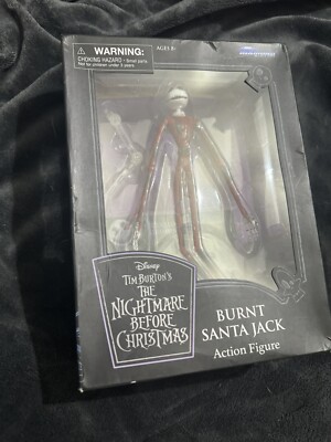 Nightmare Before Christmas Burnt Santa Jack Action Figure Diamond ...